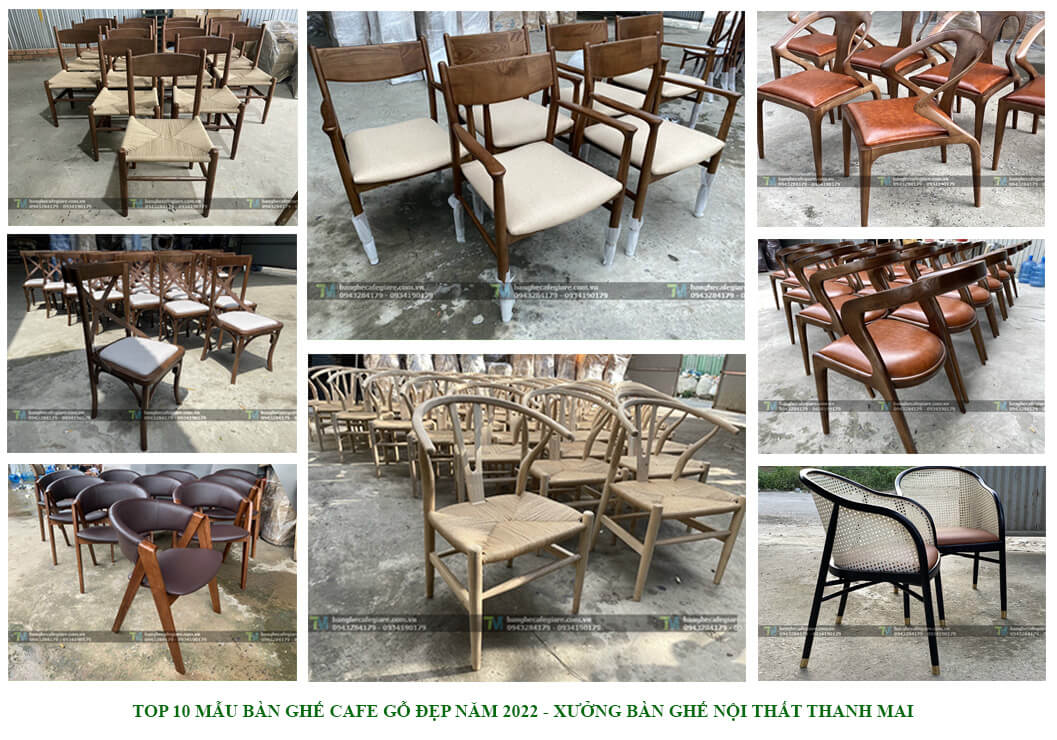 100 Mẫu Bàn Ghế Giành Cho Quán Cà Phê - Xưởng Bàn Ghế Gỗ Cafe Đẹp